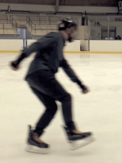 Ice Skating as a Sequence of Falling and Recovery Steps | Xinhai Dude